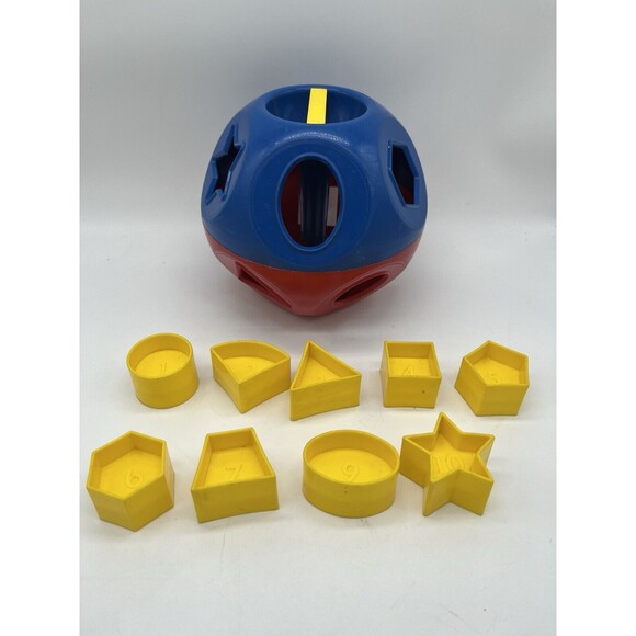 Tupperware | Toys | Vintage Vtg Tupperware Toys Shapeoball With 9 ...